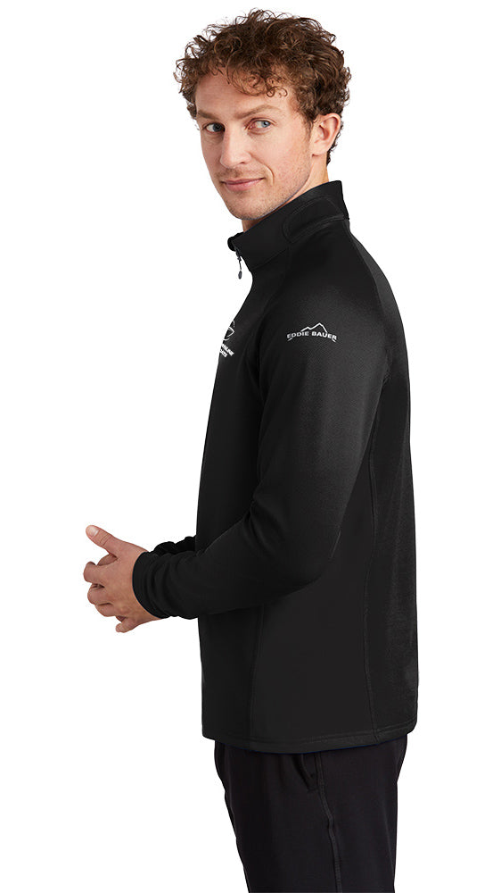 Crownline Logo Mens 1/2-Zip Black Performance Fleece – Crownline Apparel
